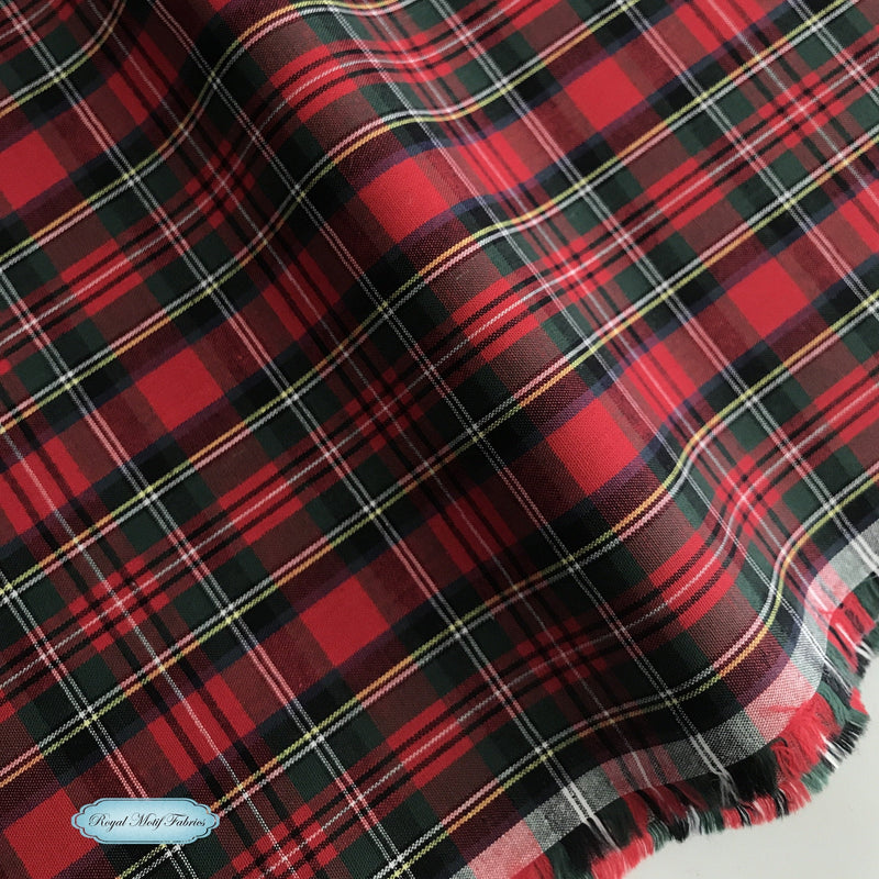 Sevenberry Classic Plaids - St Nick Plaid Red - Remnant – My Fabric Villa