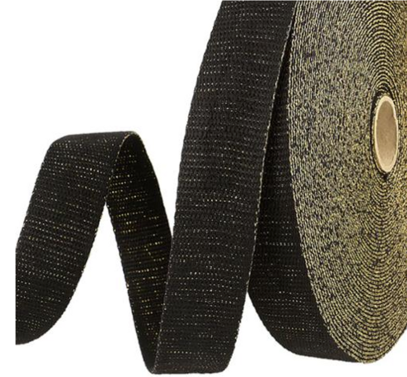 Metallic Strapping 1 1/4" Black Gold – My Fabric Villa