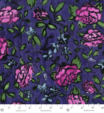 RJR - Florabunda! - Blowsy Rose Dusty Plum – My Fabric Villa