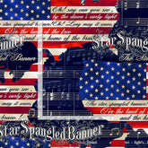 We the People - Star Spangled Banner USA – My Fabric Villa