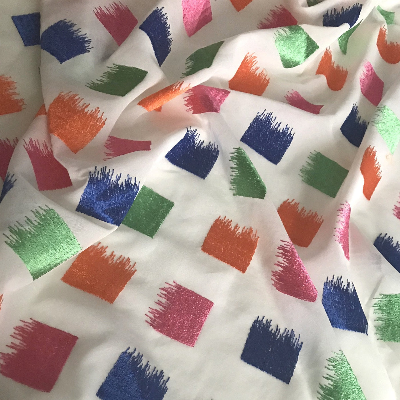 Embroidered Cotton Voile Fabric – My Fabric Villa